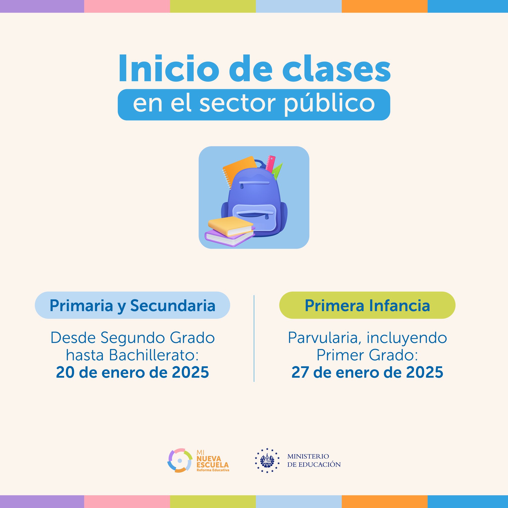 Ministerio de Educación anuncia el inicio del año escolar 2025 1 ...